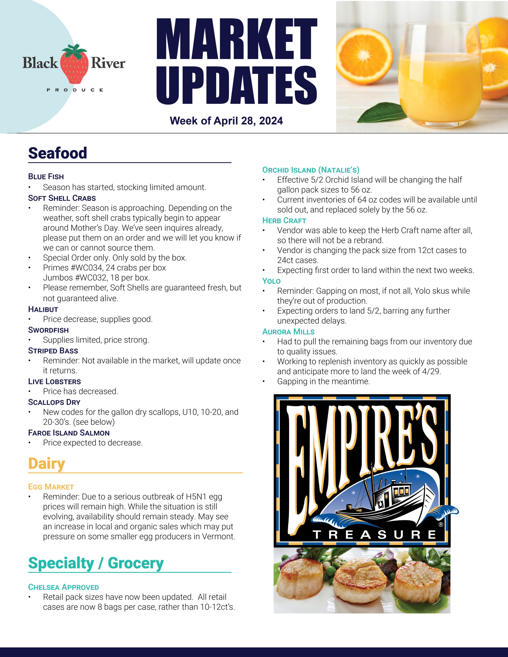 Black River Produce Market Updates - Black River Produce